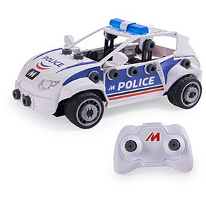 Meccano Junior RC Police Car with Working Trunk and Real Tools - Build ...